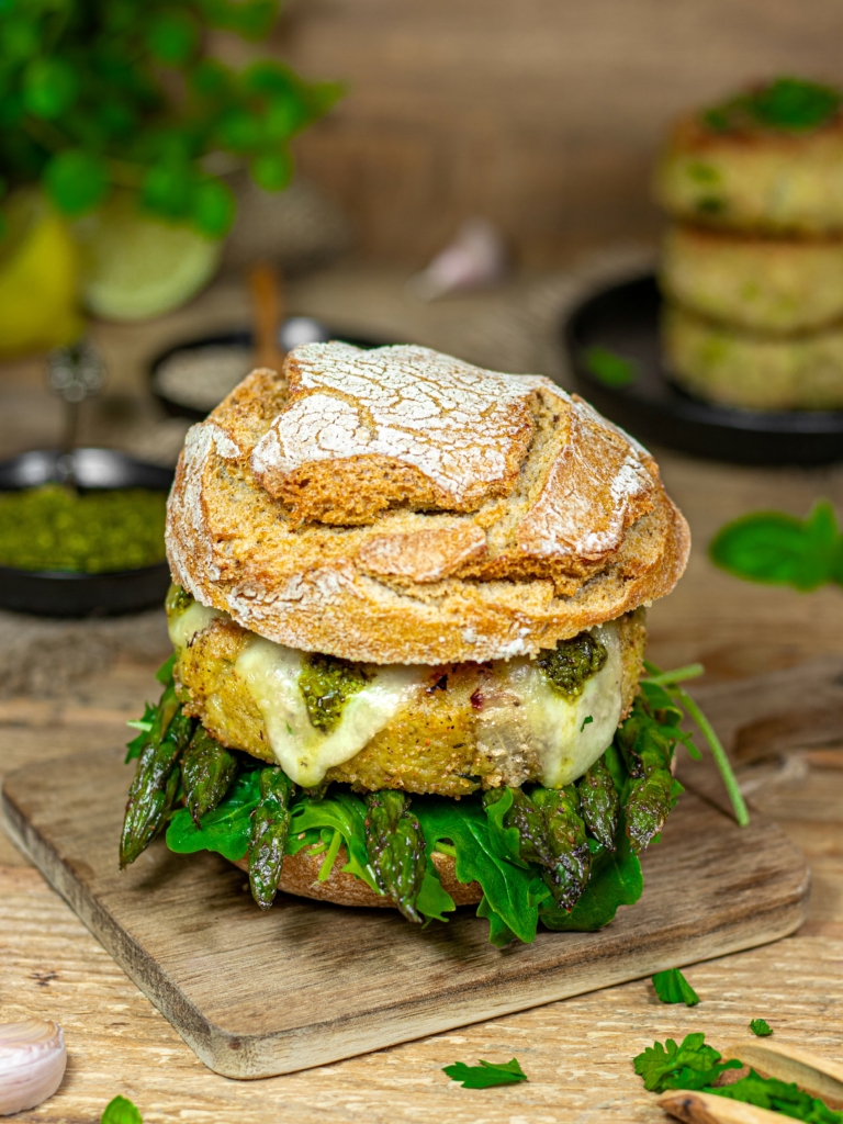 Kartoffel-Laibchen Burger - Kitchenfae