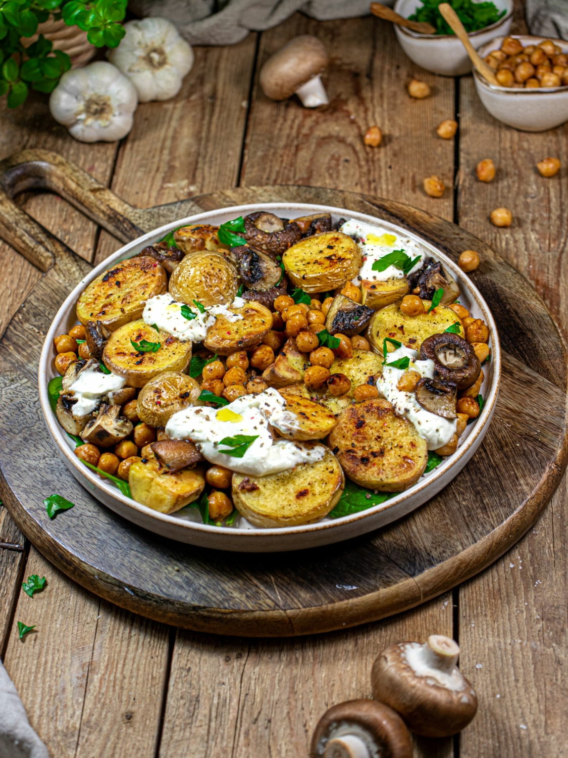 Kichererbsen Mit Kartoffeln